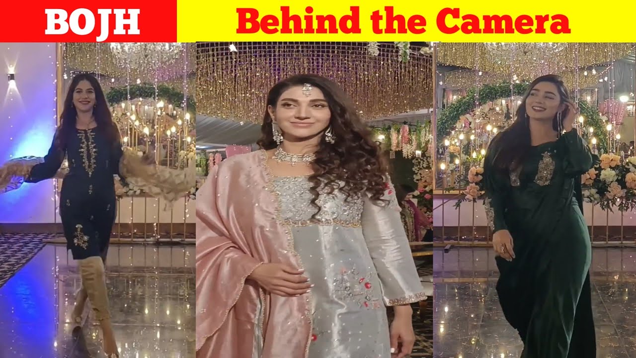 Bojh Drama Actres Celebration | Bojh Shooting | Bojh Behind The Scenes ...