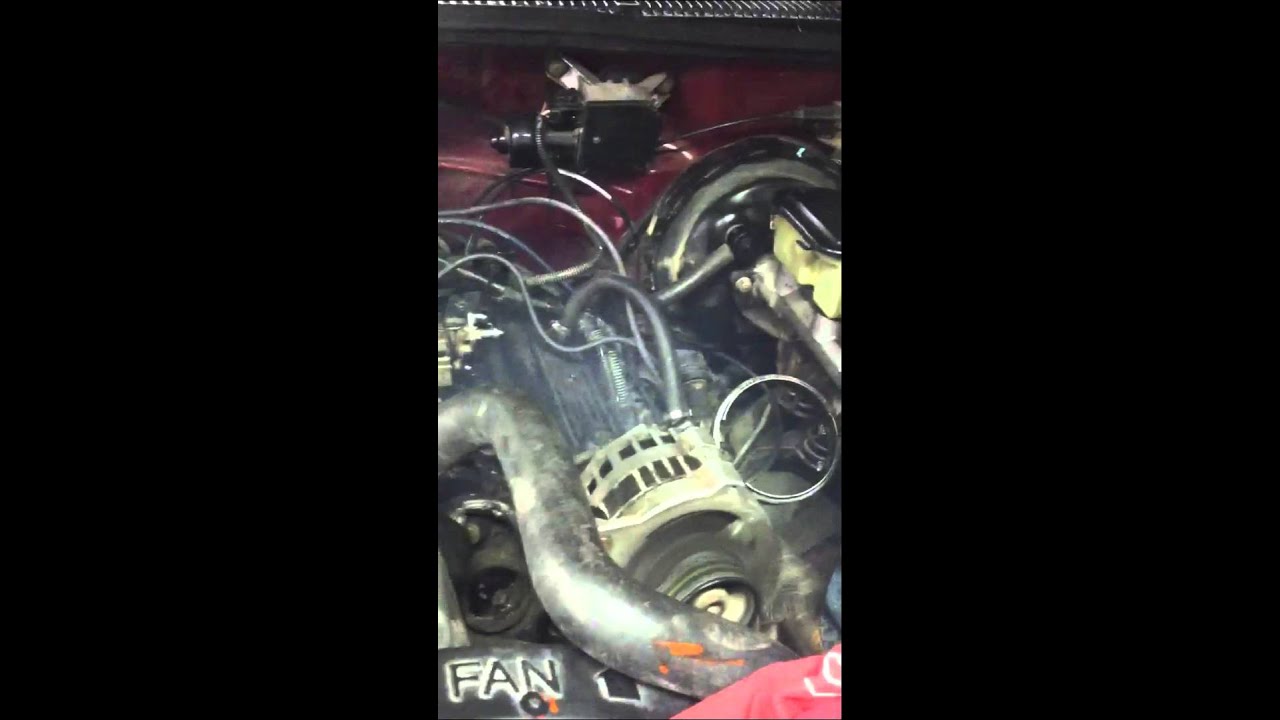Throttle problems with a 305 tbi engine - YouTube