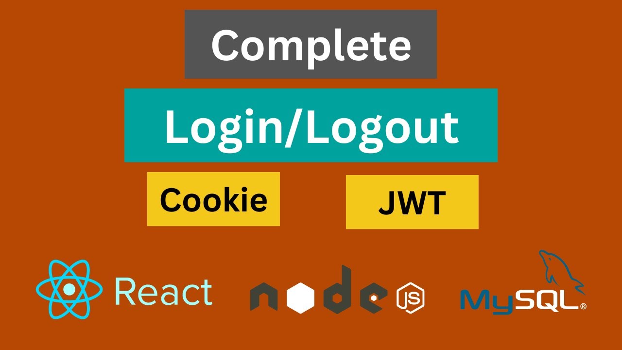 Complete Login Logout In React Nodeexpress And Mysql Youtube 6571