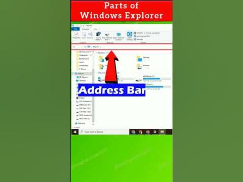 Parts of Windows Explorer - File Explorer - Understand in just 25 ...
