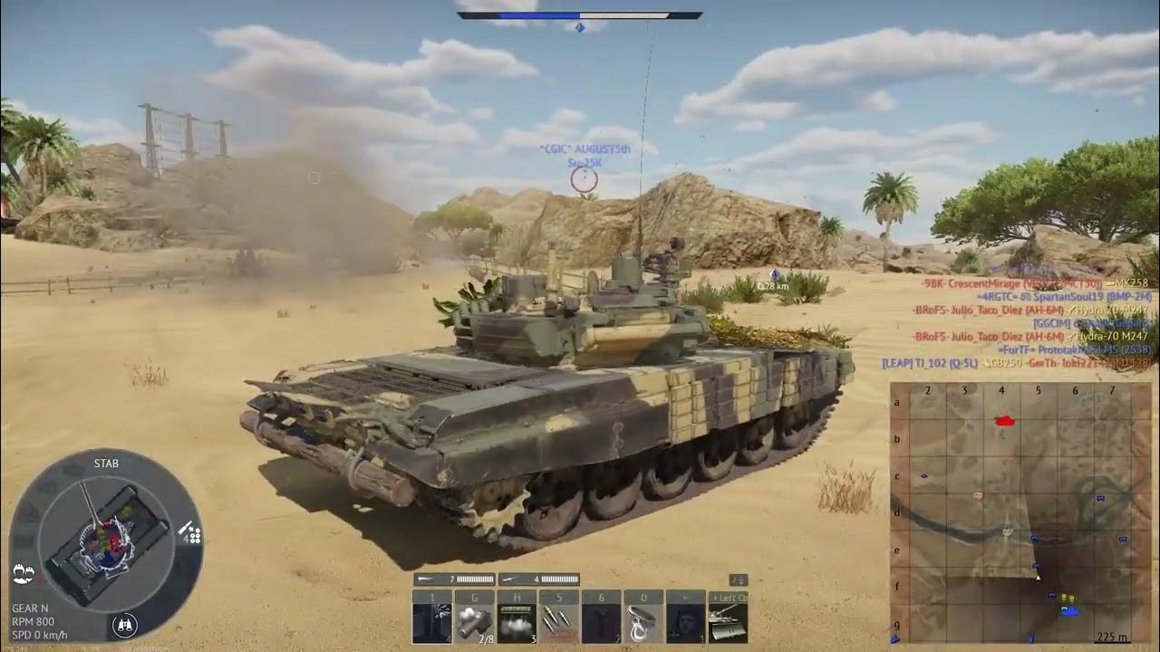 T-72AV (TURMS-T) - (War Thunder) - YouTube
