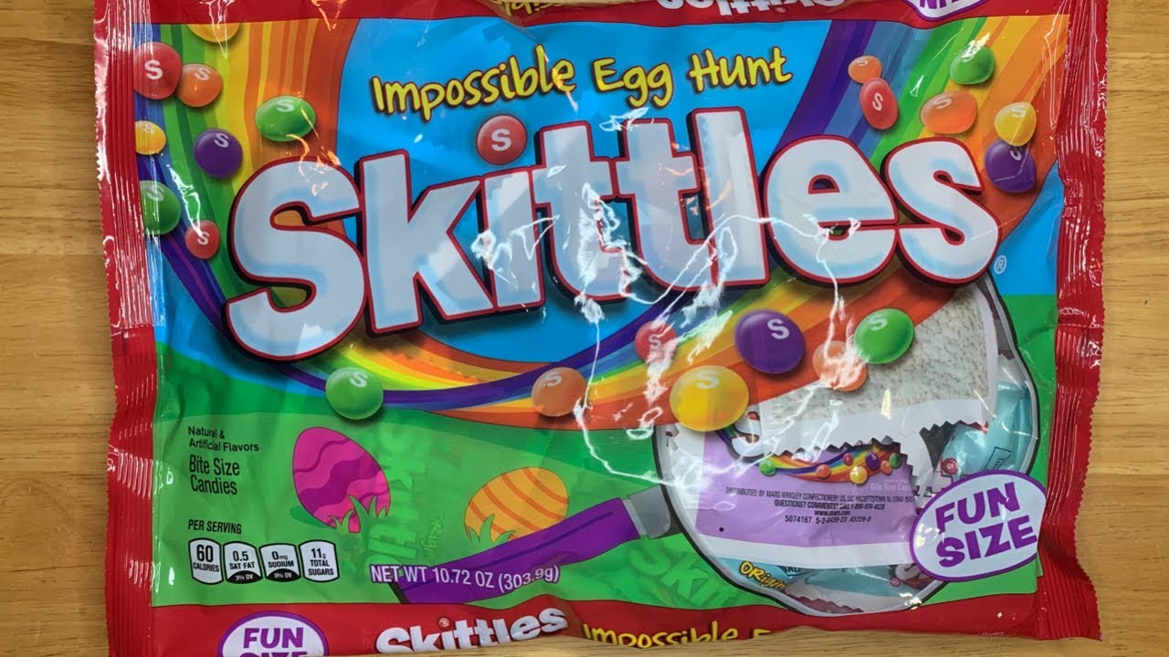 Opening Easter Skittles ASMR | Impossible Egg Hunt - YouTube