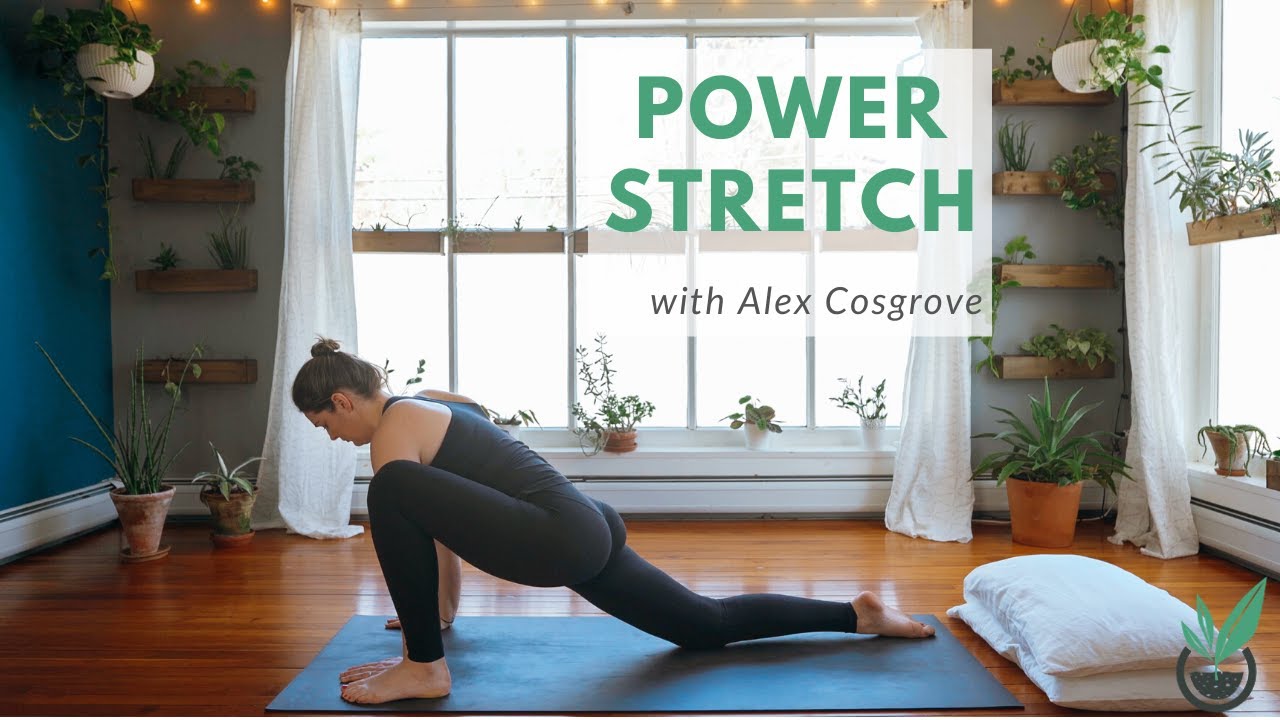 20 Min. Power Stretch with Alex Cosgrove - YouTube