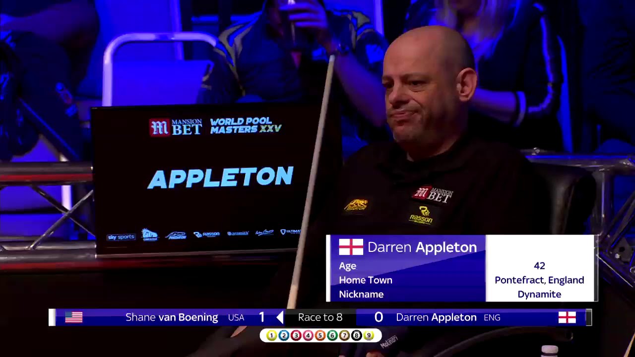 Shane van Boening vs Darren Appleton | 2018 world Pool Masters ...