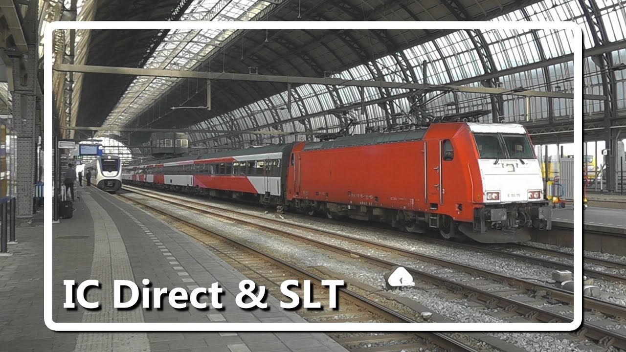 Intercity Direct en SLT vertrekken van Amsterdam Centraal! - YouTube