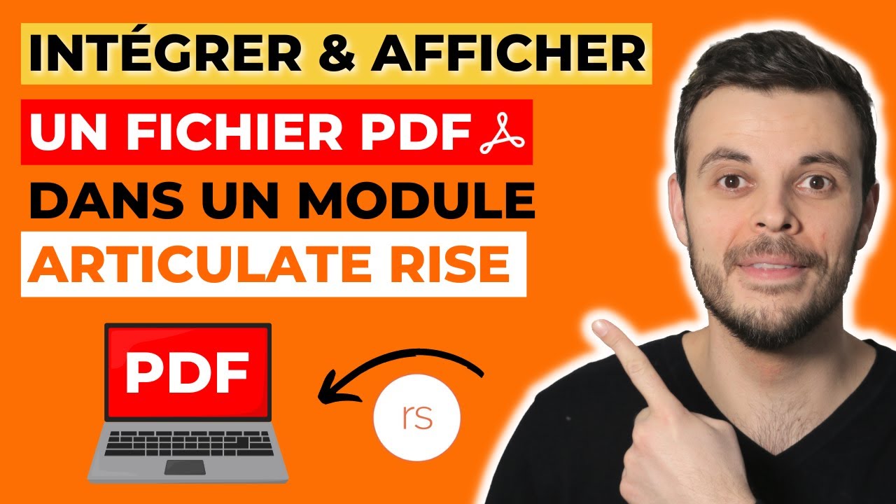 Comment intégrer (ajouter) et afficher un fichier PDF dans un module e ...