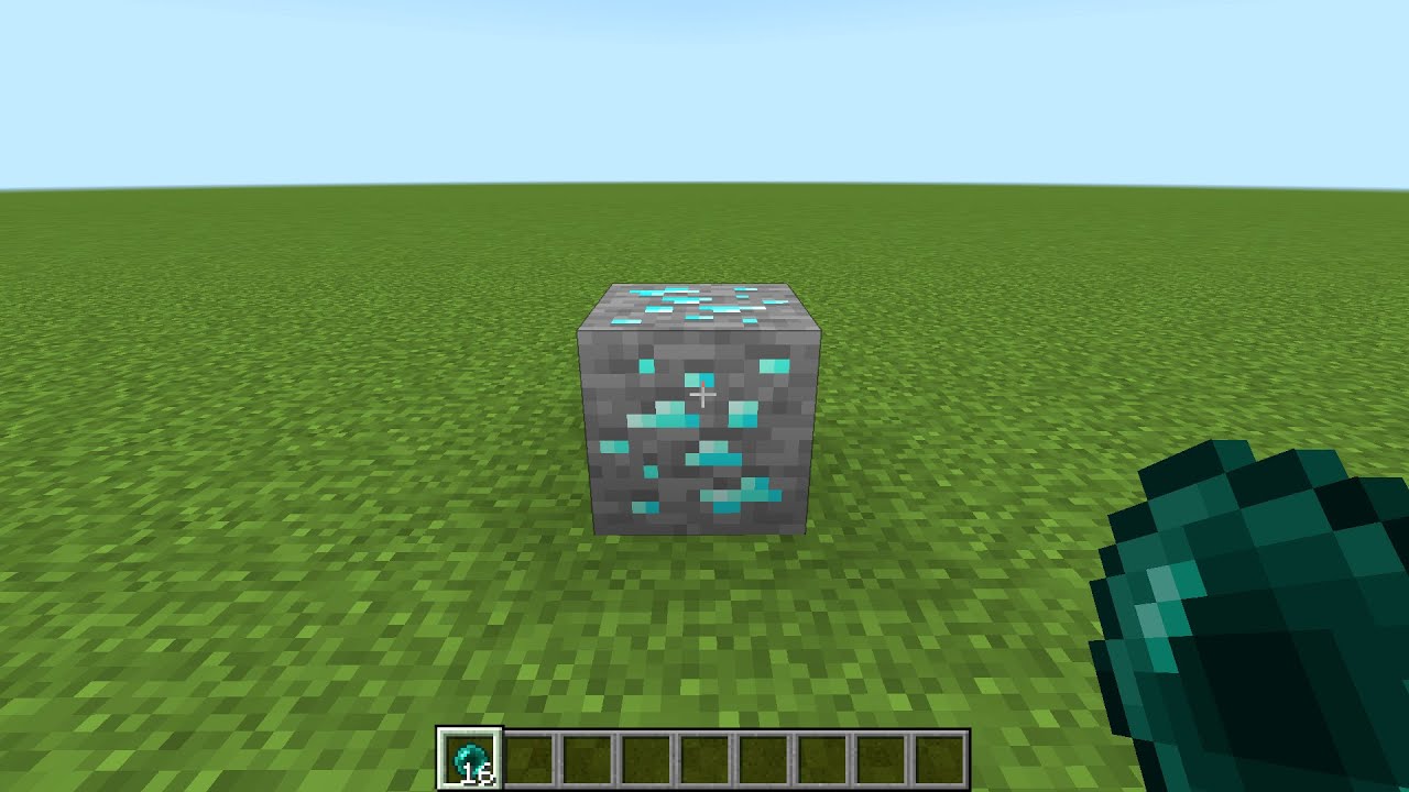 what's inside the diamond ore - YouTube