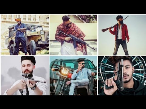 Boys photography poses with gun unique idea | vivek soni - YouTube