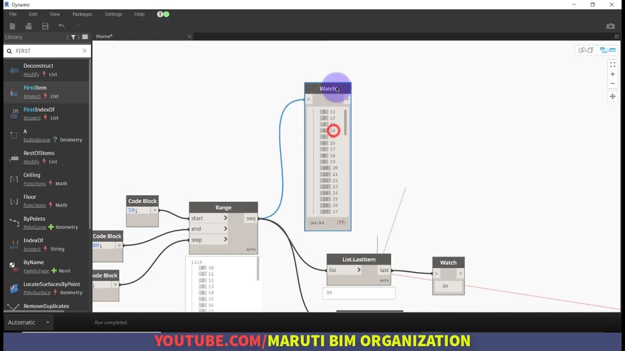 PART 18 - Creating Attractor Points Shaped Script in Revit Dynamo - YouTube