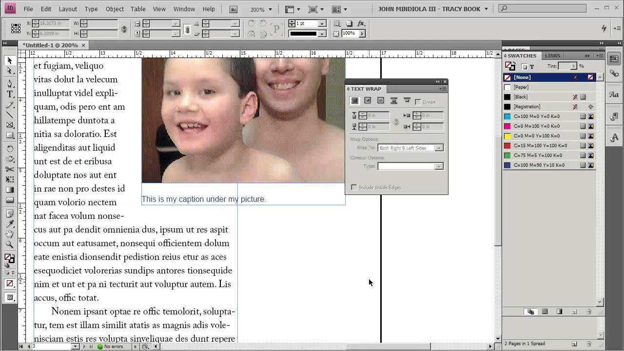 Indesign Caption And Drop Cap #indesign #caption #dropcap #nm122 - YouTube