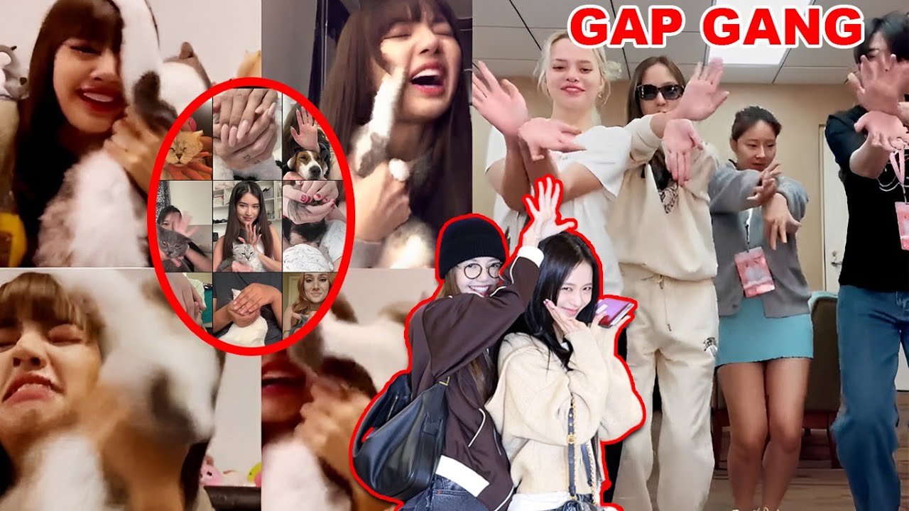 BLACKPINK's LISA JOIN JISOO FLOWER NEW TREND ON TIKTOK, GAP GANG THAI ...