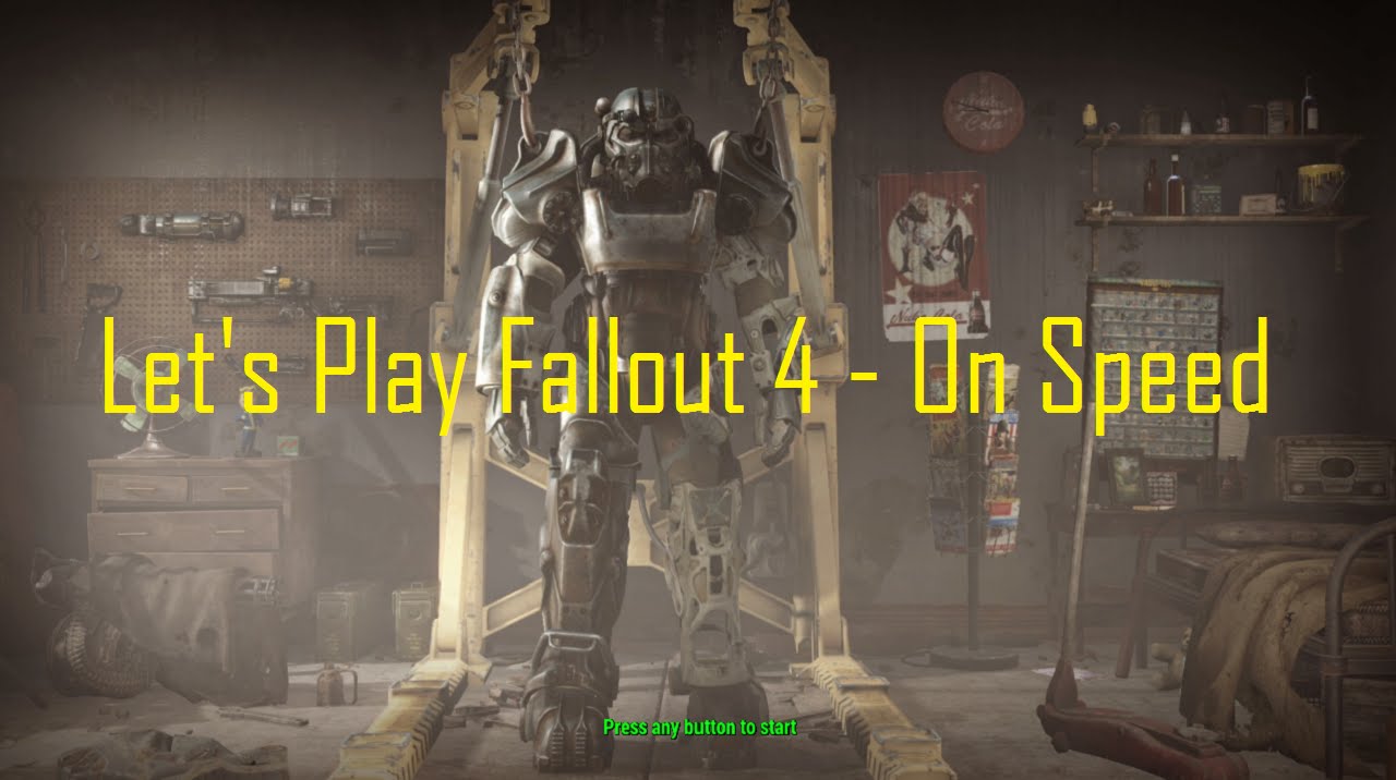 Let's Play Fallout 4 - On Speed - Ep. 1 - Sanctuary - YouTube