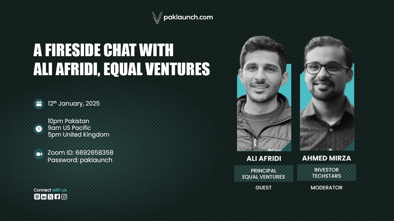 A Fireside Chat with Ali Afridi, Equal Ventures - YouTube