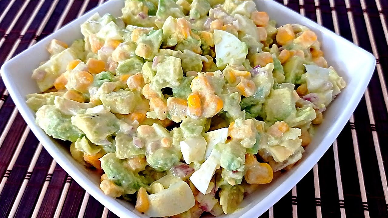 🥗la Más Exquisita Ensalada De Aguacate ¡fácil Cremosa Deliciosa Y