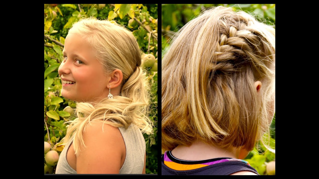 Opsatte krøller med fransk fletning (kort OG langt hår) - Schacks Way ...