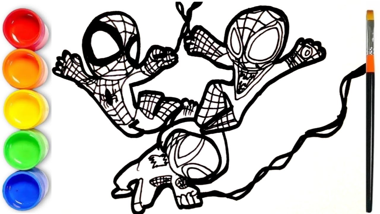 🔴 Marvel's Spidey and His Amazing Friends Drawing, Miles Morales ...