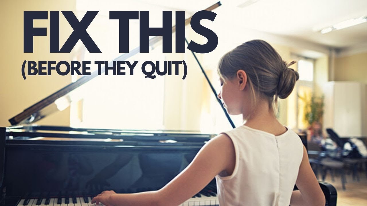 Fix This Before Your Piano Students QUIT! 🎹 - YouTube