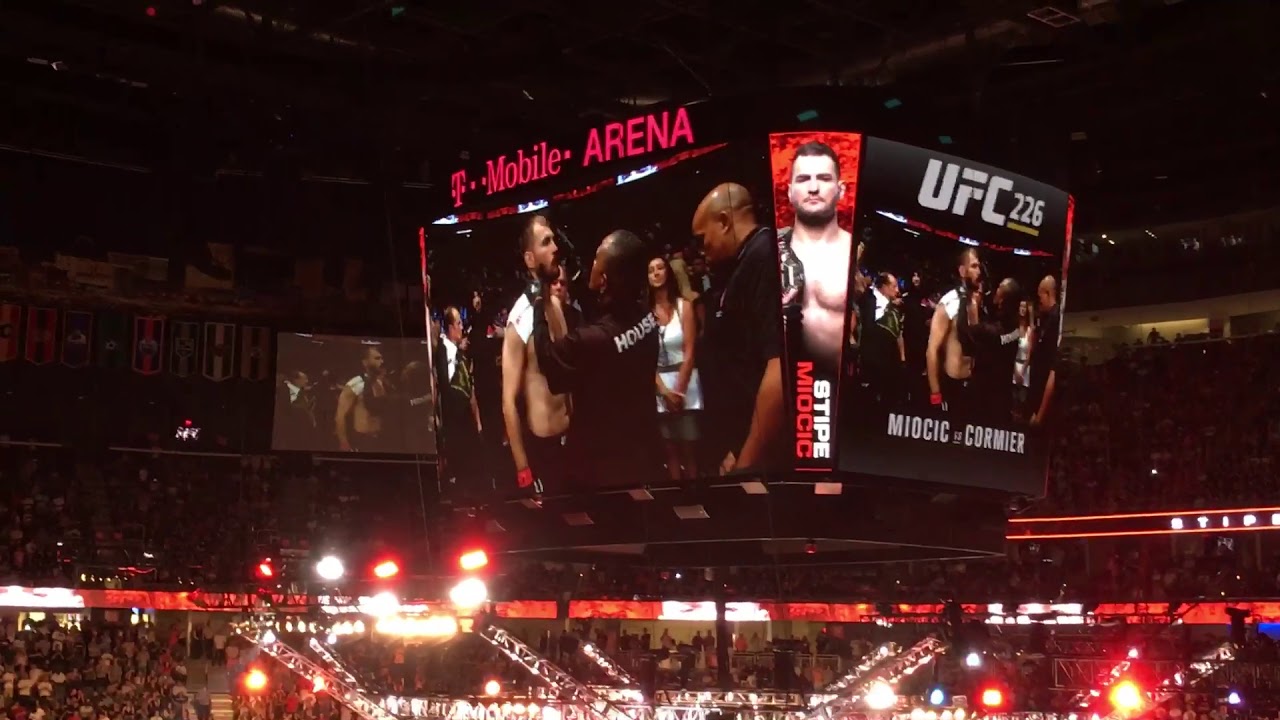 UFC 226 live walkout Stipe Miocic sin city international fight week ...
