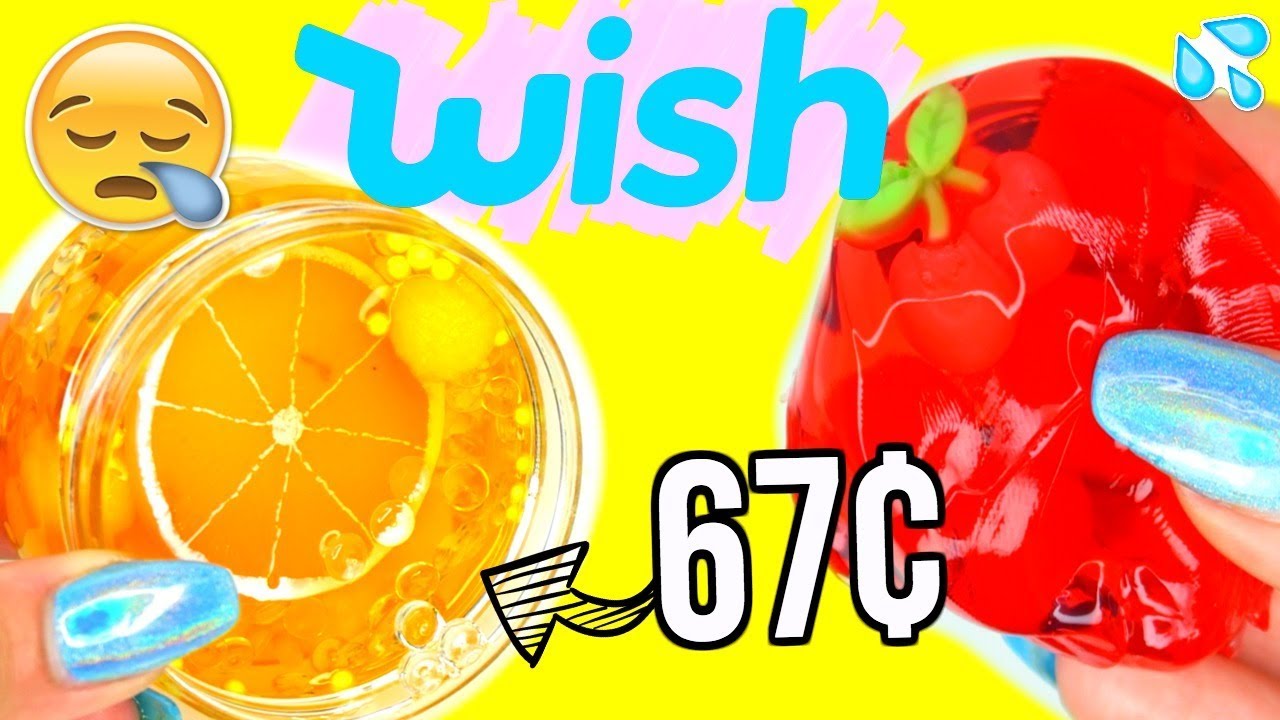 $1 WISH SLIME REVIEW! 💦 - YouTube