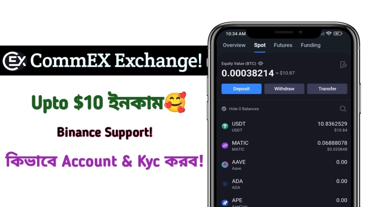 Commex exchange, Commex exchange airdrop, Commex account create, Commex kyc, Binance airdrop ...