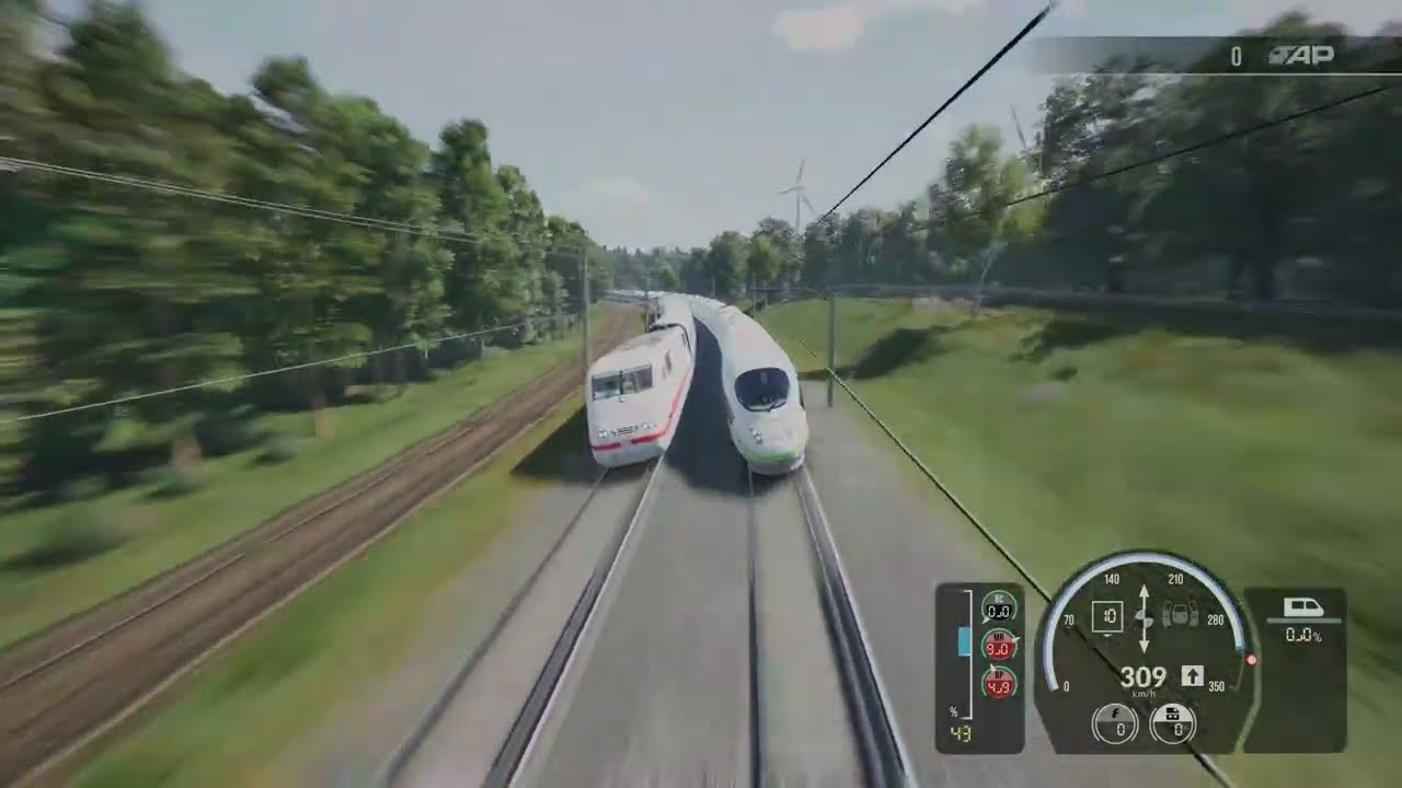 Train Sim World 3 ICE1 ICE3 Side Crash Test - YouTube