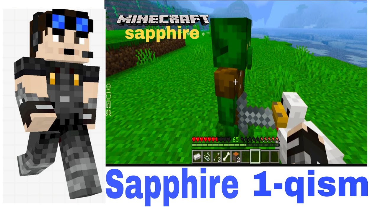 Men Minecraft sapphire svorkis yasab uni o'ynadim. - YouTube