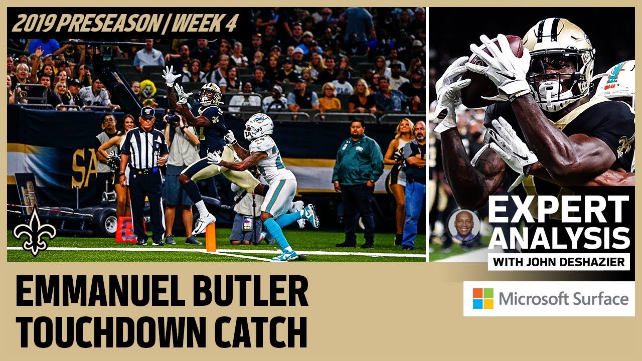 Analyzing the Film on Emmanuel Butler's TD Catch vs Dolphins | Expert ...
