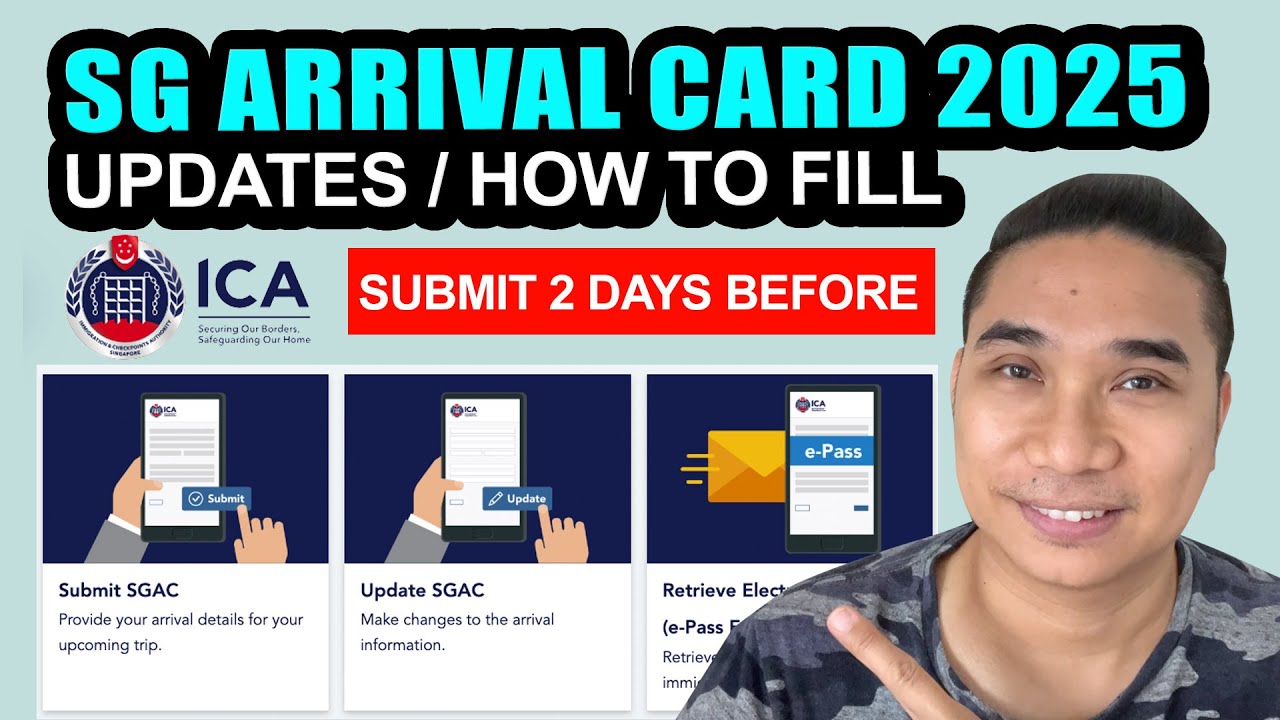 SG Arrival Card Singapore 2025 | singapore arrival card tutorial 2025 ...