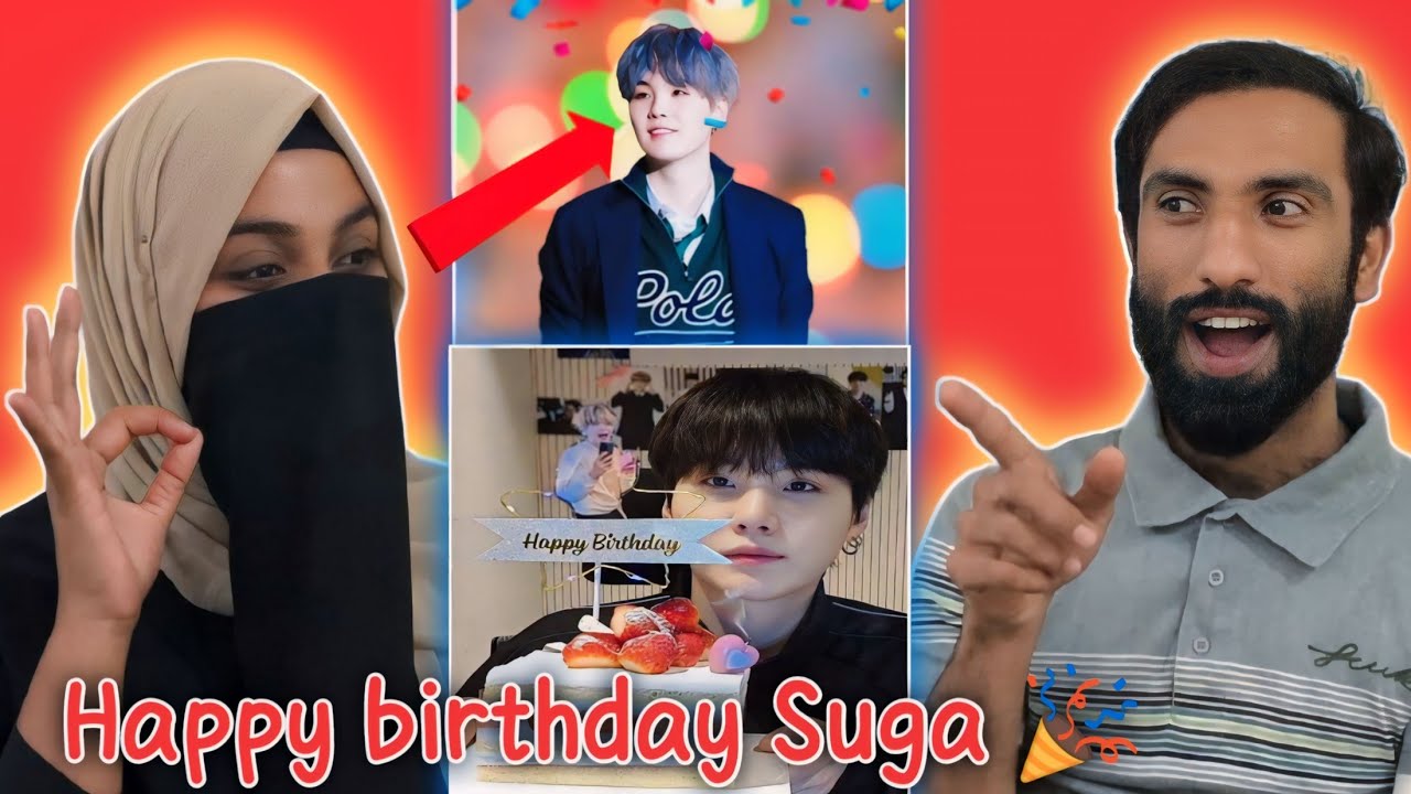 Pakistani reaction to bts Suga TikTok | Suga birthday 2024 | Ray Shakeel Official - YouTube