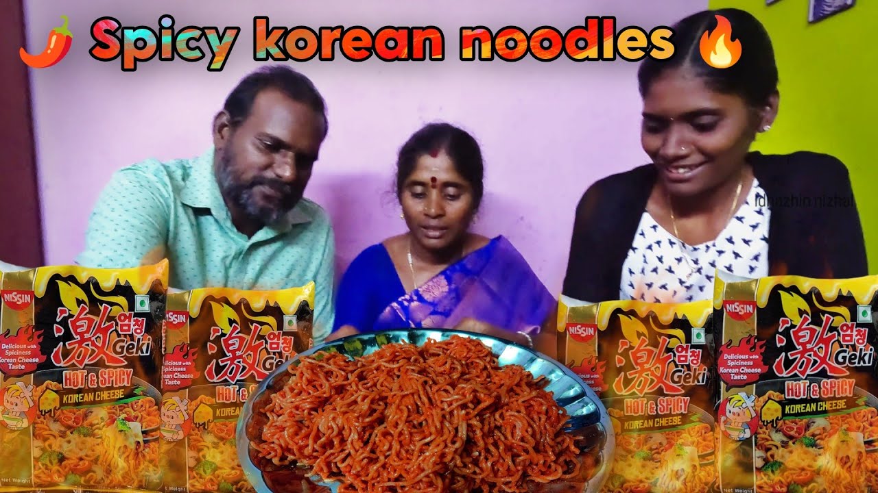 Spicy korean noodles eating challenge🔥🌶️ | spicy Maggie eating ...