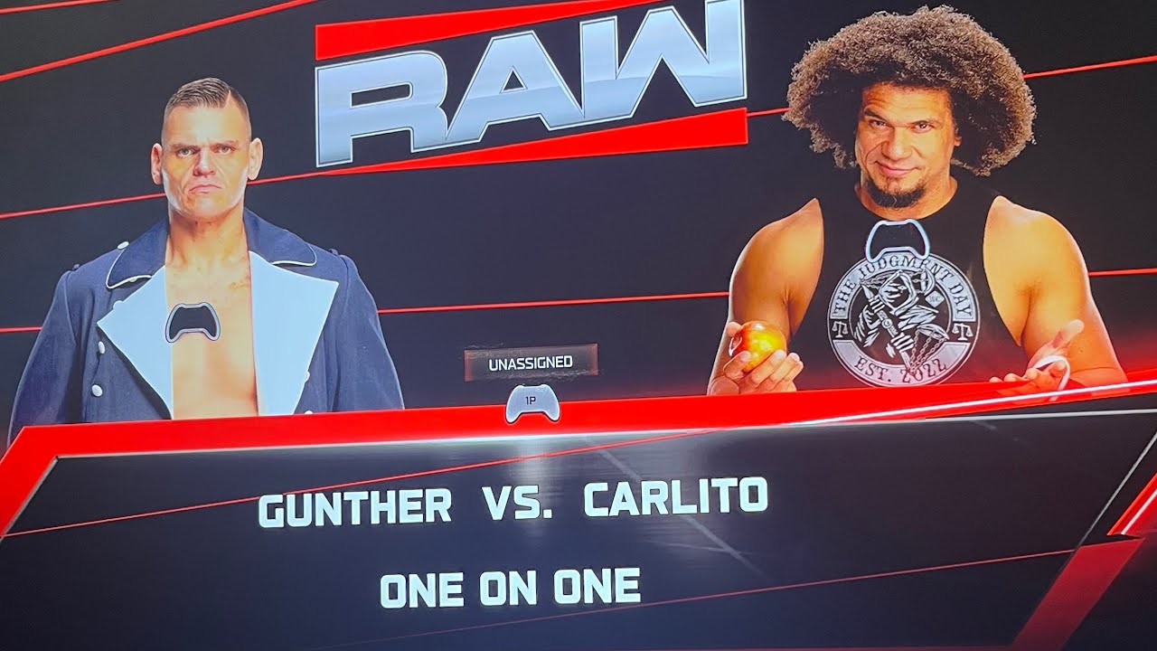 Gunther VS Carlito - YouTube