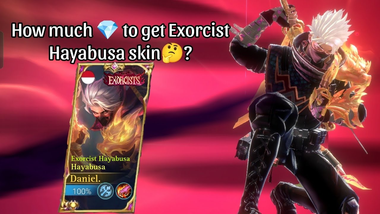 I spent 2k diamonds💎 and got Hayabusa Exorcist skin! (The best series ...