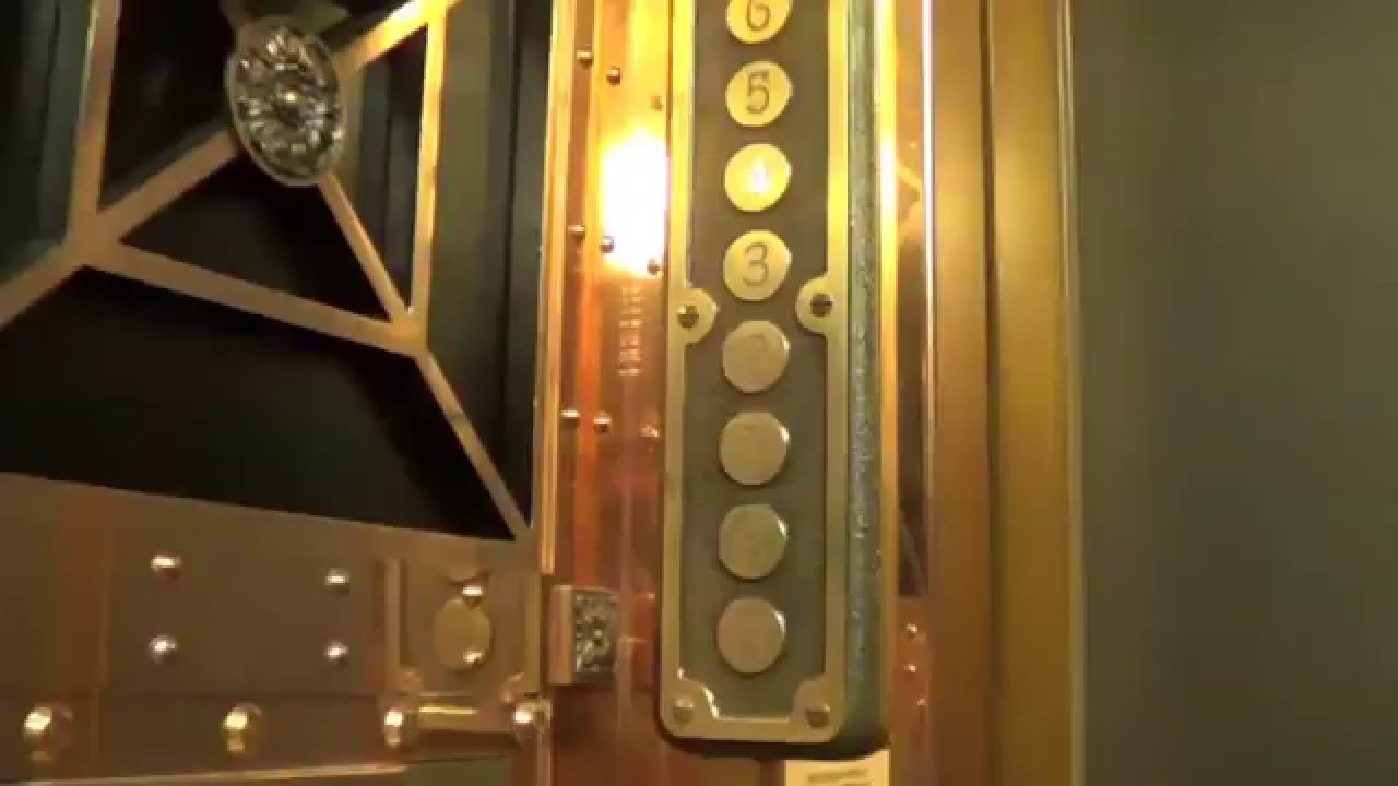 ELEGANT old Otis traction lifts @ Harrods department store ...