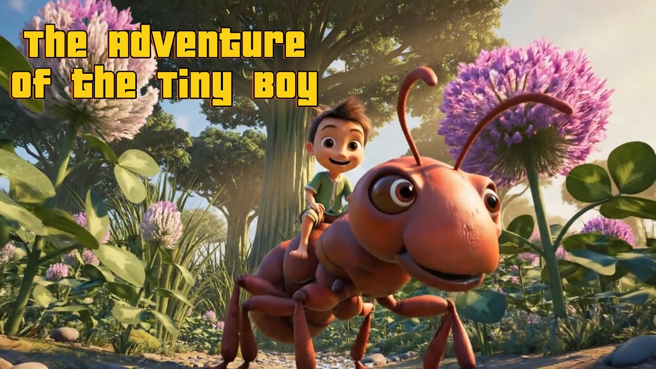 The Adventure of the Tiny Boy and the Giant Ant | Inspiring Animated ...