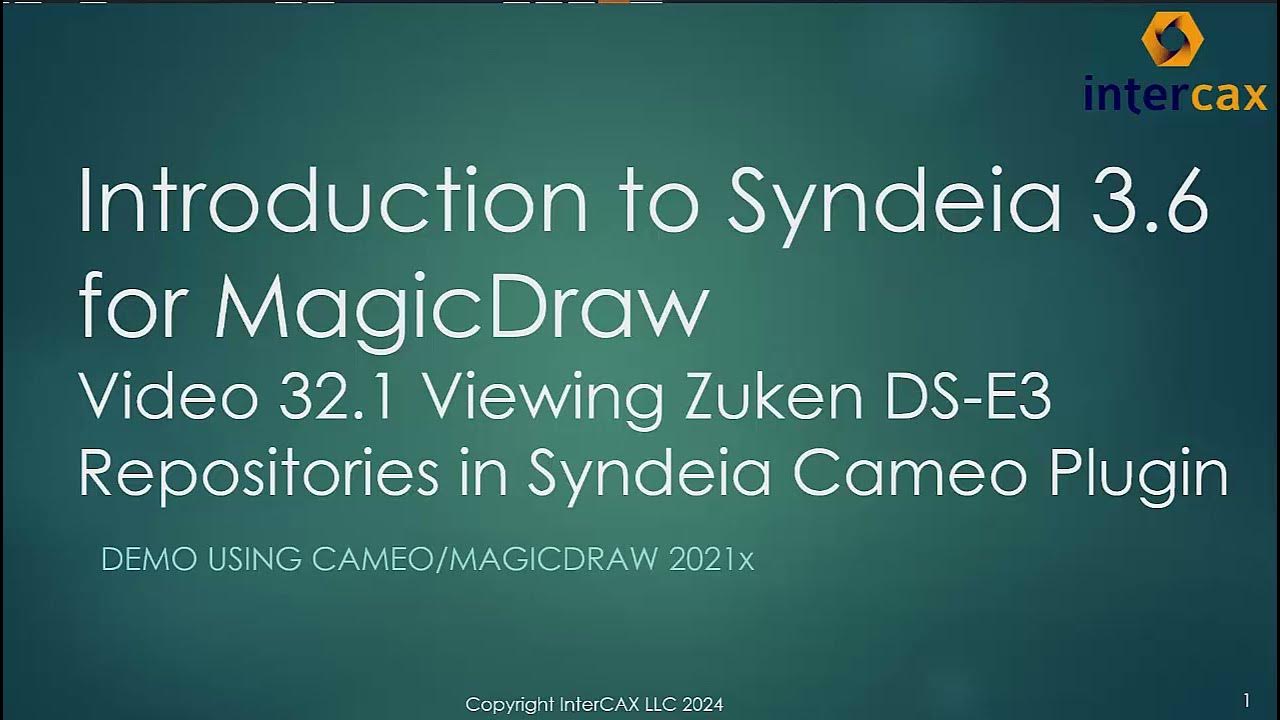 Viewing Zuken DS-E3 Repositories in Syndeia Cameo Plugin | Syndeia 3.6 ...