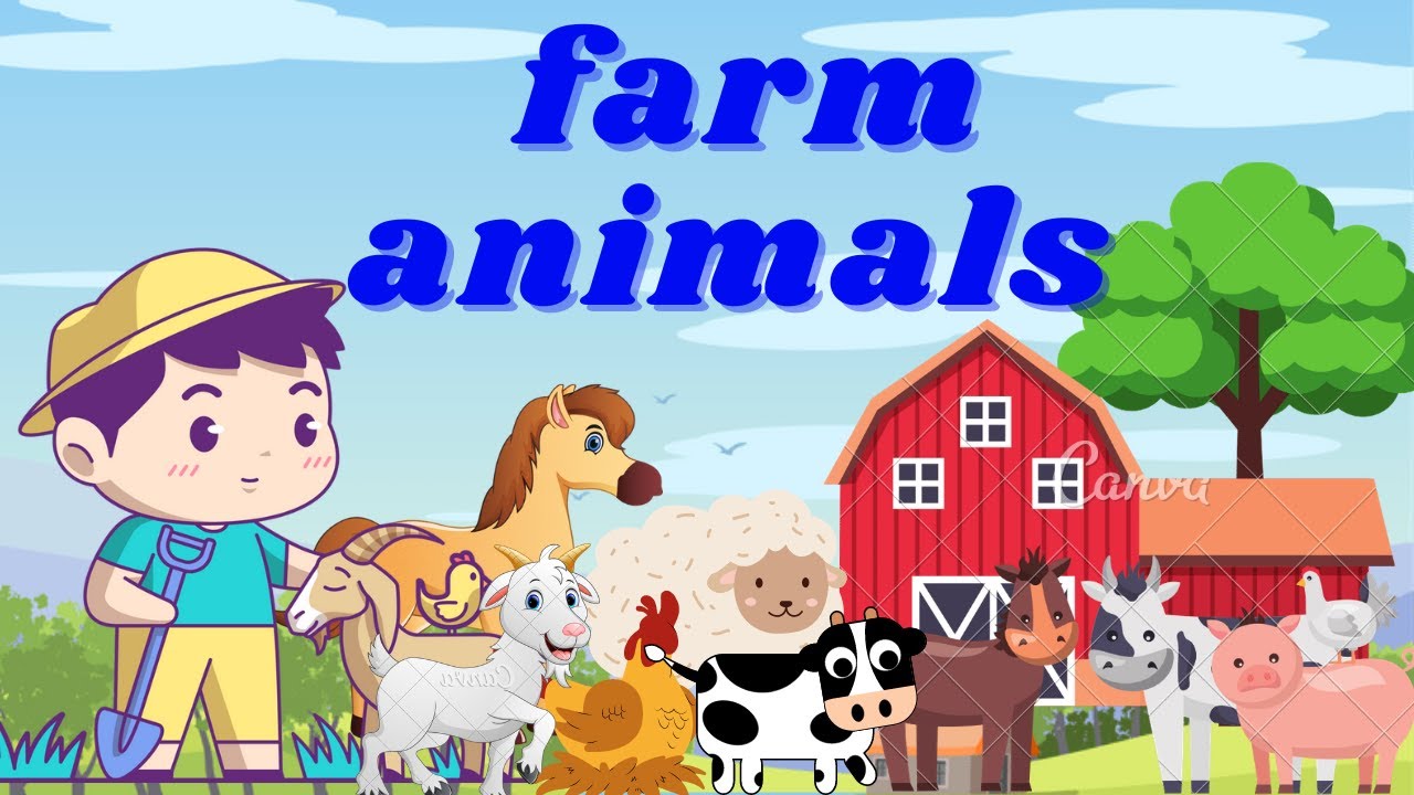 Super Song for kids/!Hello! farm animals for kids #abcsong kidssongs# ...