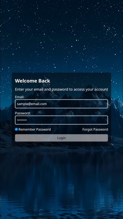Create a Simple Login Page Using HTML & TailwindCSS–Easy Step-by-Step# ...
