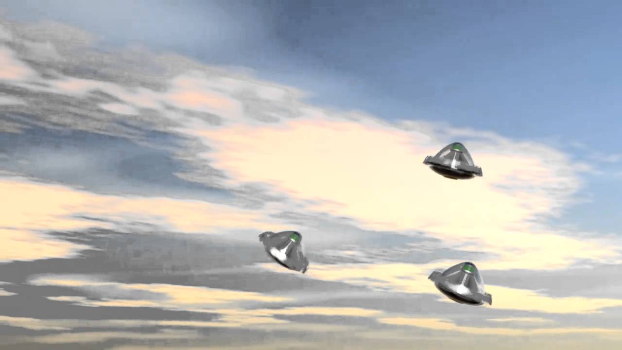 UFO Test clip (x3) - YouTube