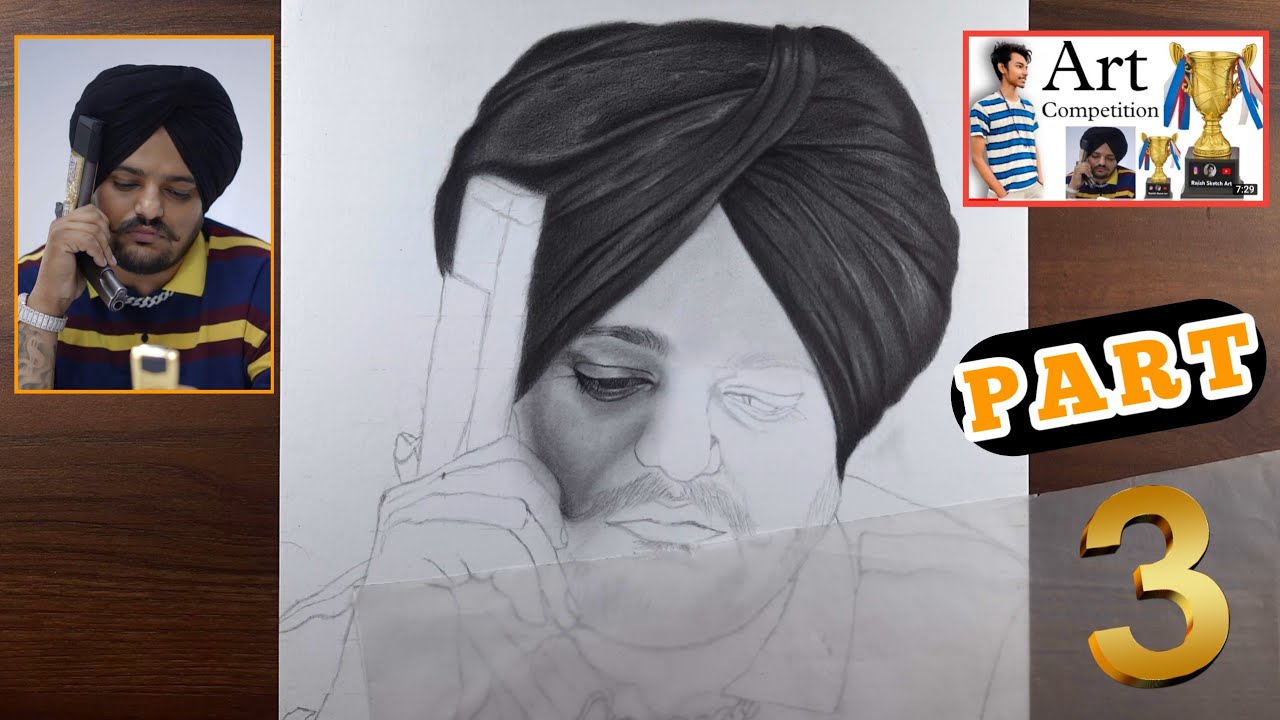 How to shade a Face with pencil II Shading tutorial II For Competition ...