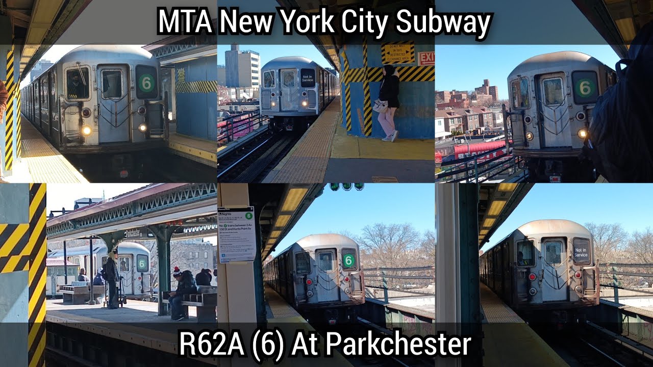 MTA: R62A (6) Action At Parkchester - 3/27/2025 - YouTube