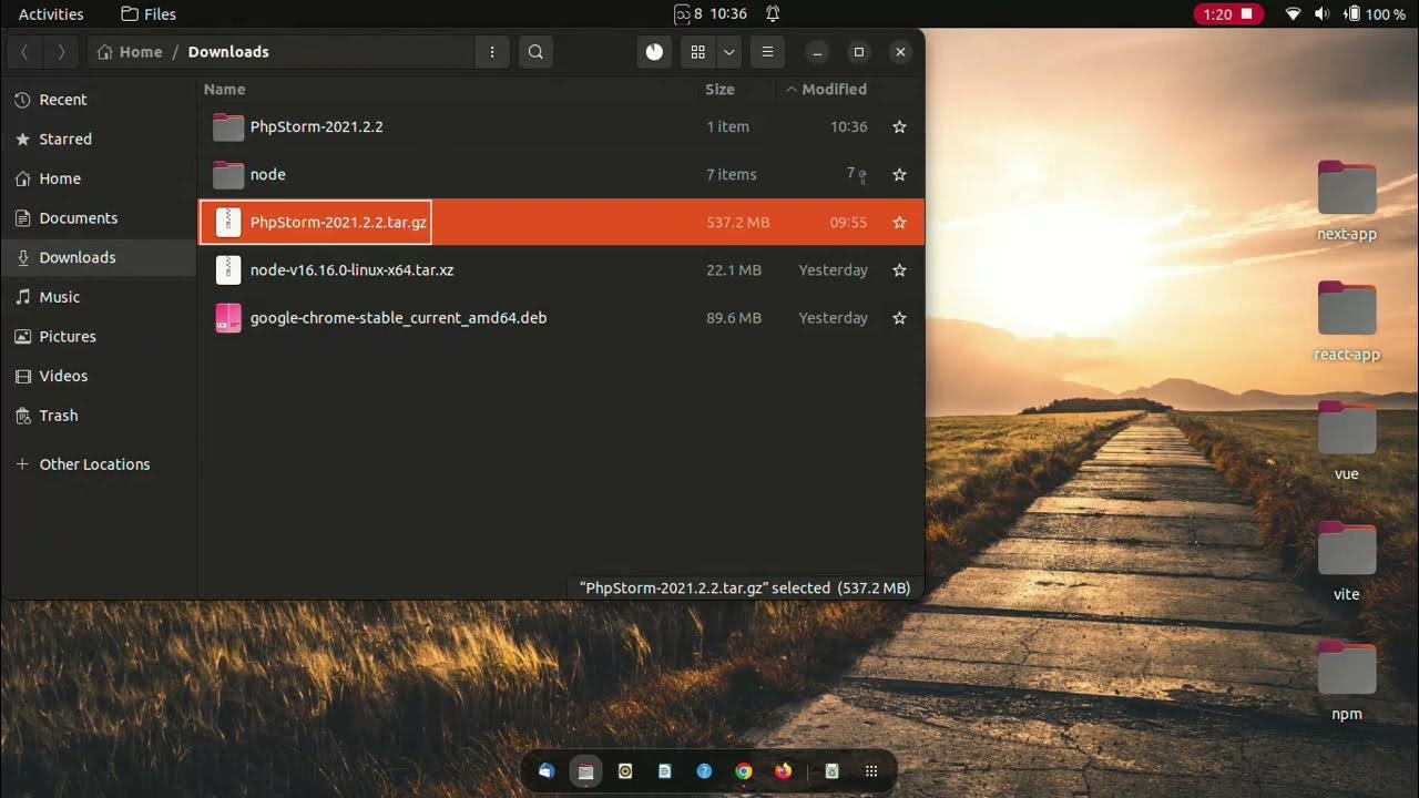 install phpstorm in ubuntu - YouTube