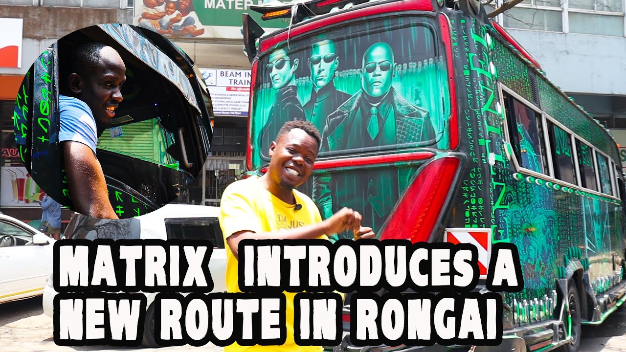 Matrix Nganya Introduces a New route In Rongai - YouTube