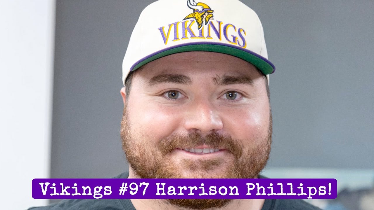 Minnesota Vikings #97 Harrison Phillips brings new year cheer to ...