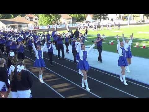 Lakeview Band entering the stadium to kick off Homecoming 2020 - YouTube
