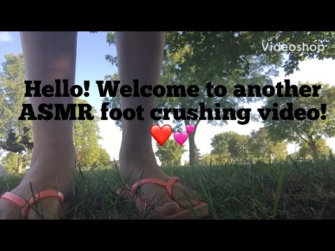 Asmr foot crushing