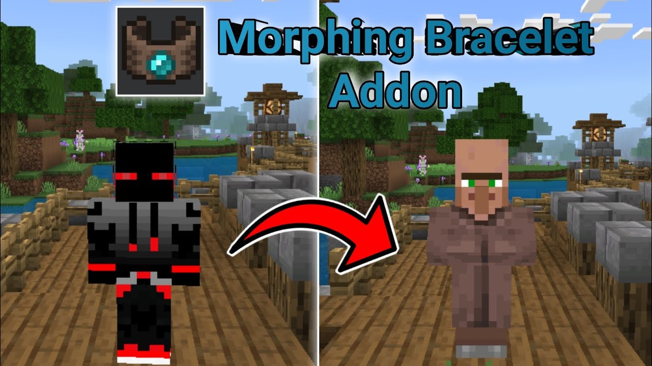 Morphing bracelet addon in minecraft - YouTube