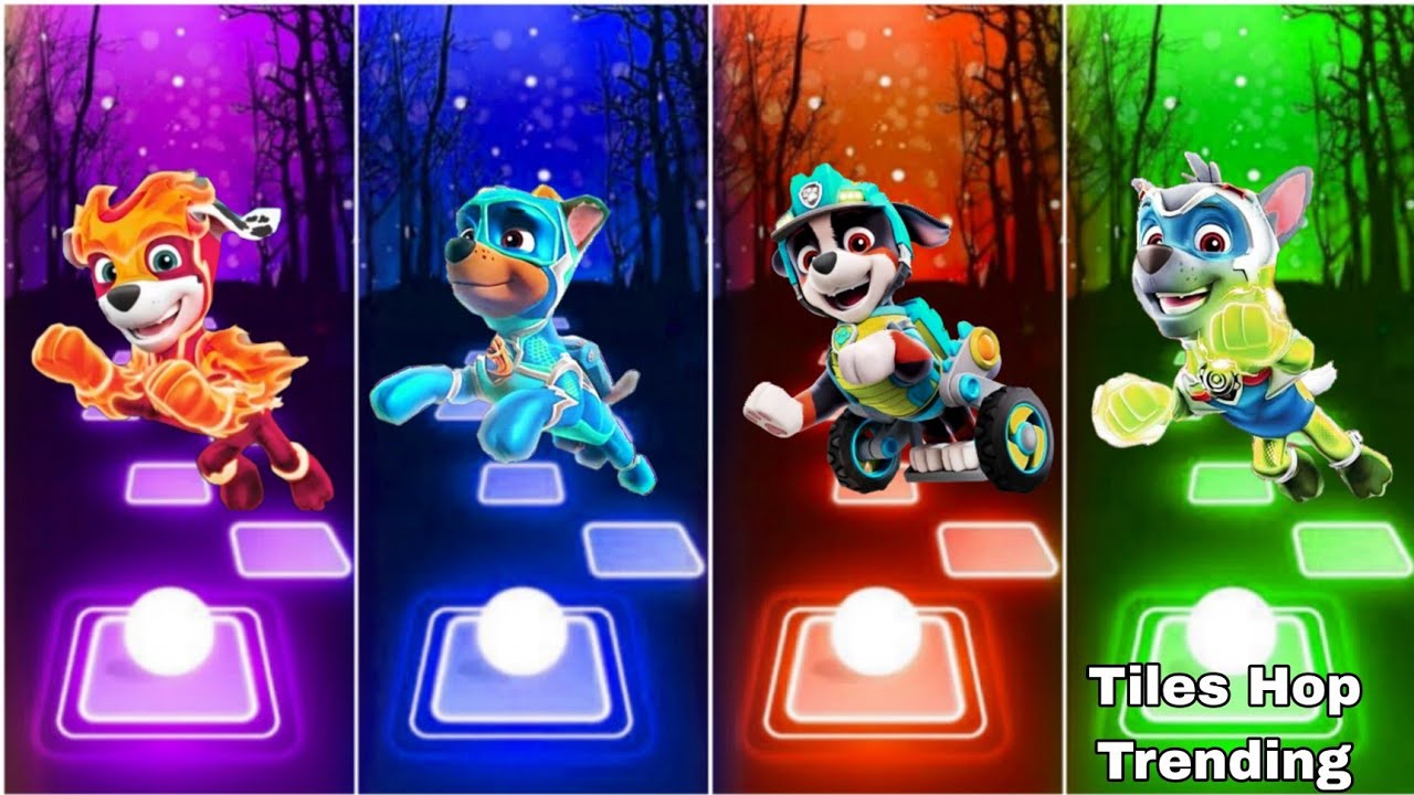 Super Mighty Pups || Marshall vs Chase vs Rex vs Rocky . #tileshop ...