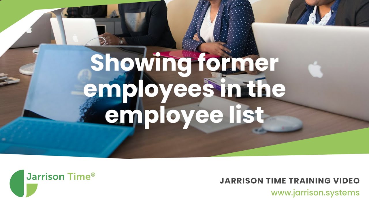 Showing former employees in the employee list - YouTube