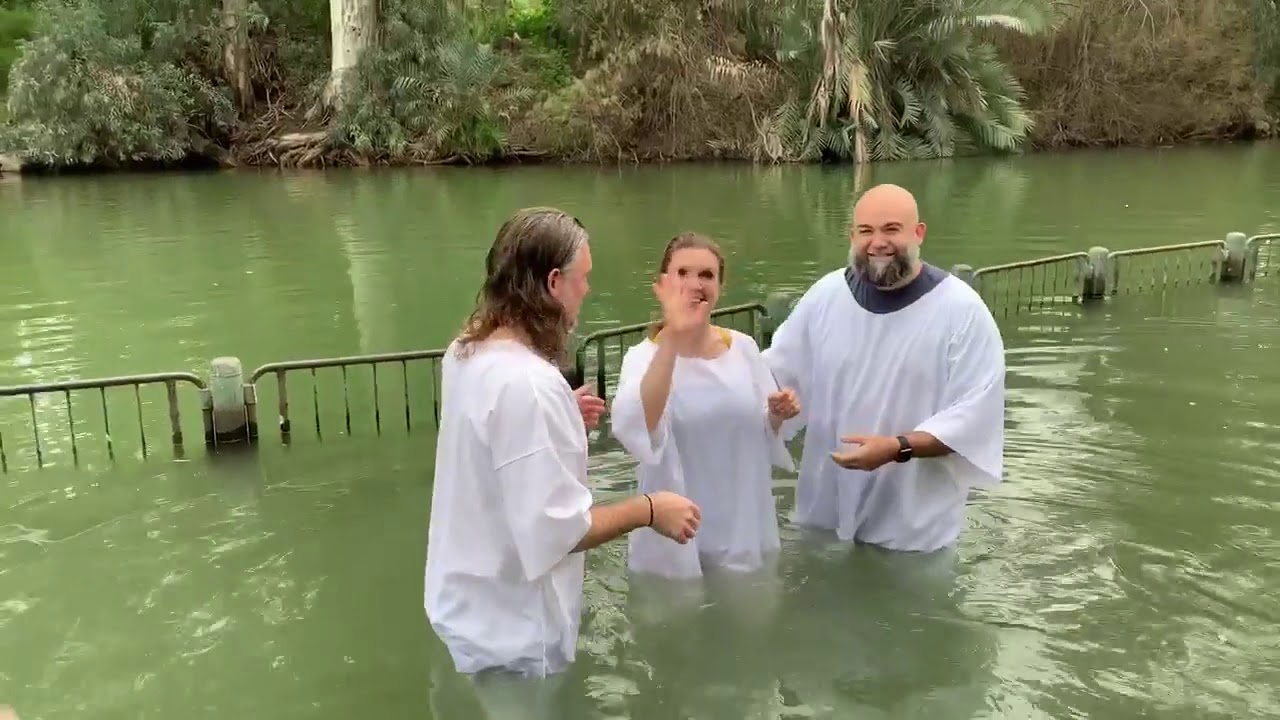 Baptism in the Jordan - YouTube