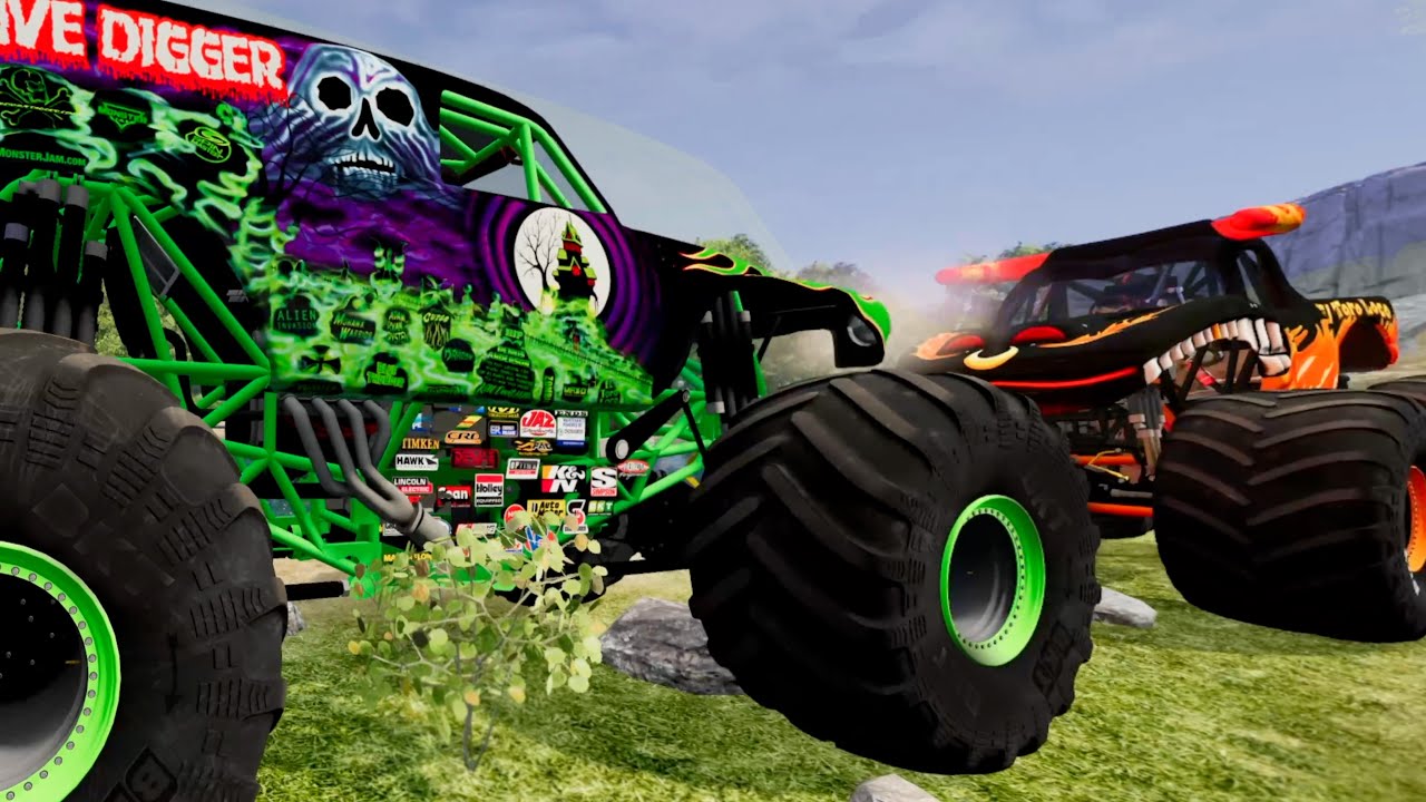 Monster Truck Mud Race #4 | BeamNG | Wills World - YouTube